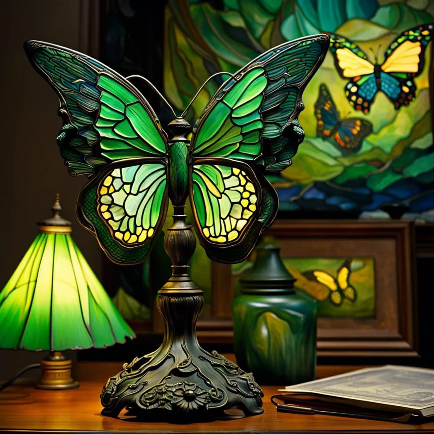 Solve Absinthe Butterfly jigsaw puzzle online with 600 pieces