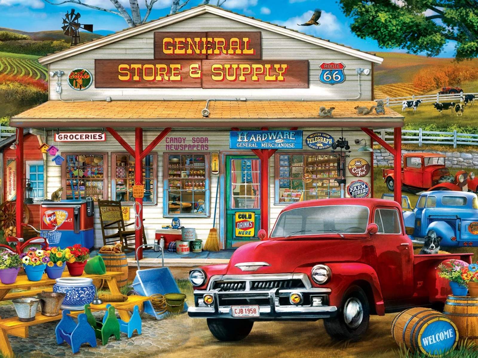 Solve PUZZLE - General Store & Supply jigsaw puzzle online with 546 pieces