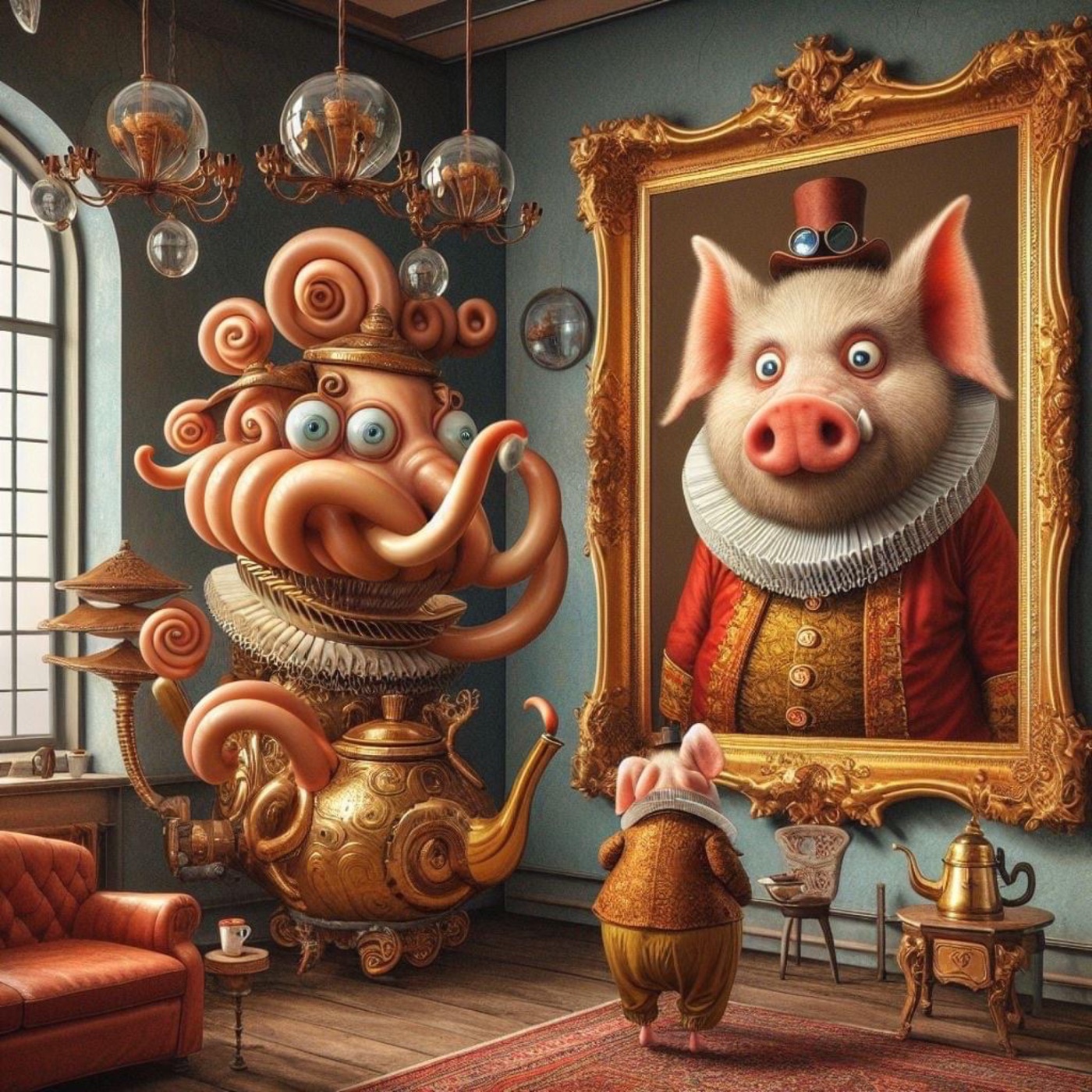 Solve Weird Things jigsaw puzzle online with 49 pieces