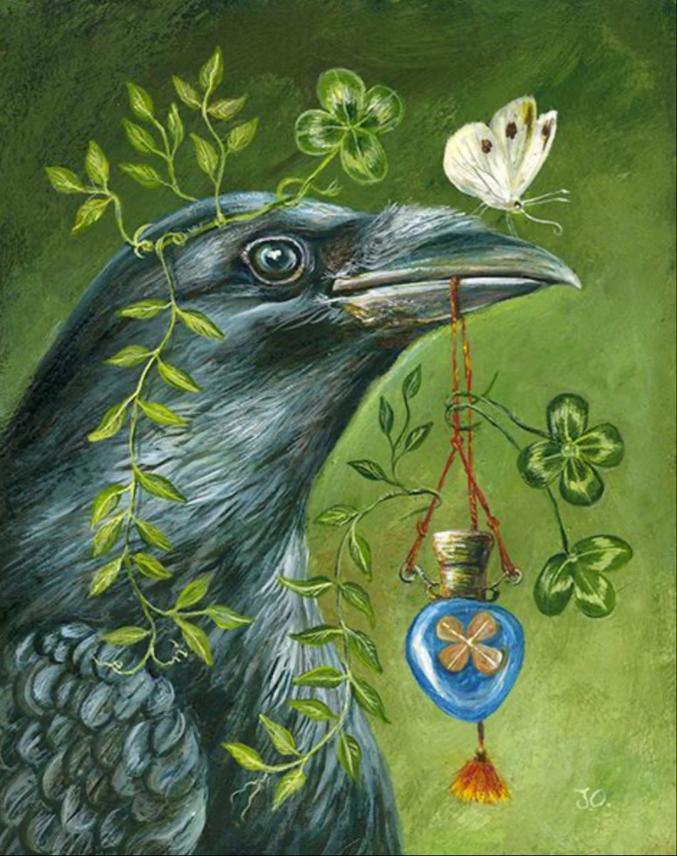 Solve Crow jigsaw puzzle online with 180 pieces