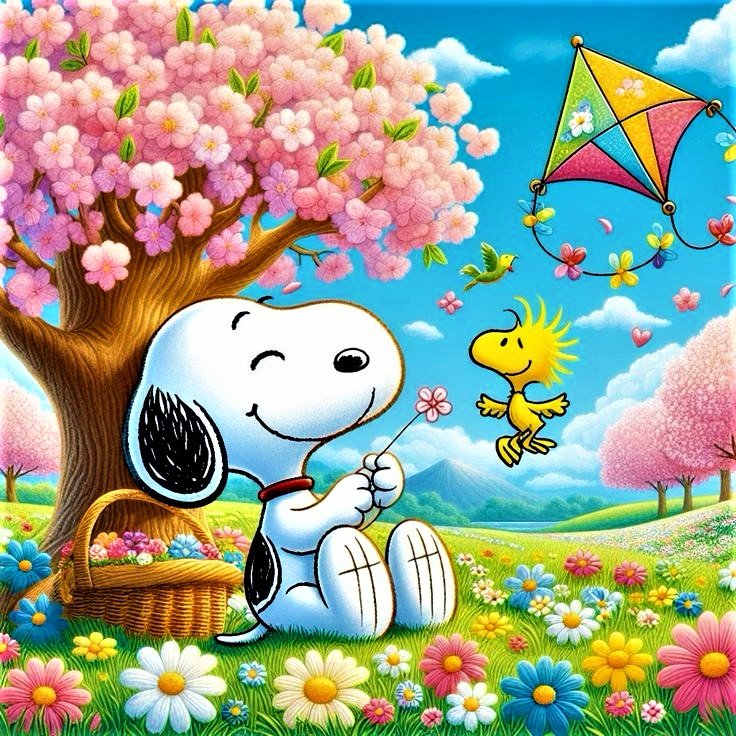 Solve Snoopy jigsaw puzzle online with 64 pieces