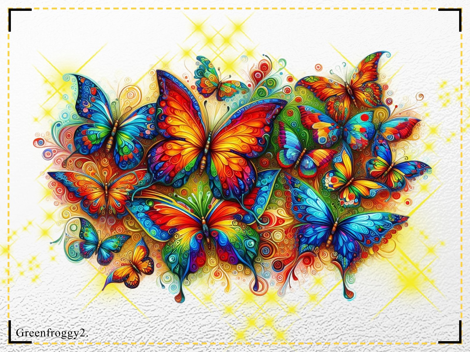 Solve PUZZLE - Many Butterflies jigsaw puzzle online with 80 pieces
