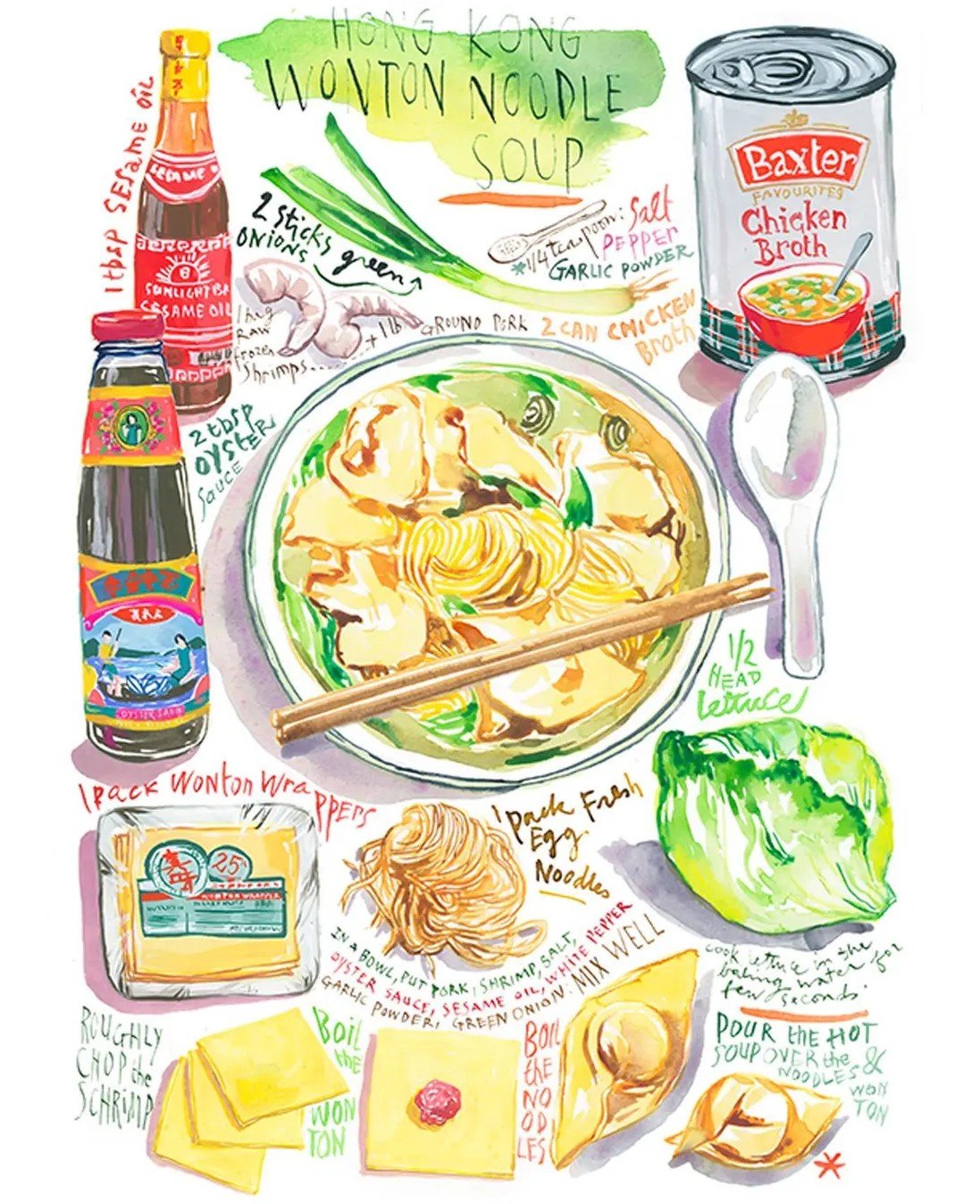 Solve chinese noodle soup jigsaw puzzle online with 320 pieces