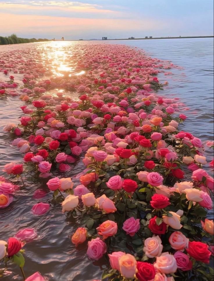 Solve ocean roses jigsaw puzzle online with 35 pieces