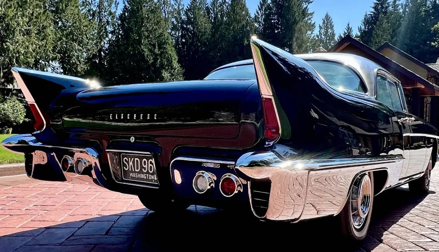 Solve 1957 Cadillac Eldorado Brougham stainless steel roof right rear ...