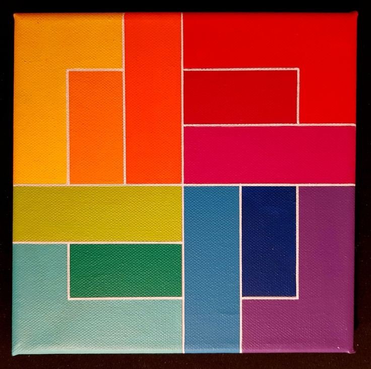 Solve Geometry canvas jigsaw puzzle online with 144 pieces