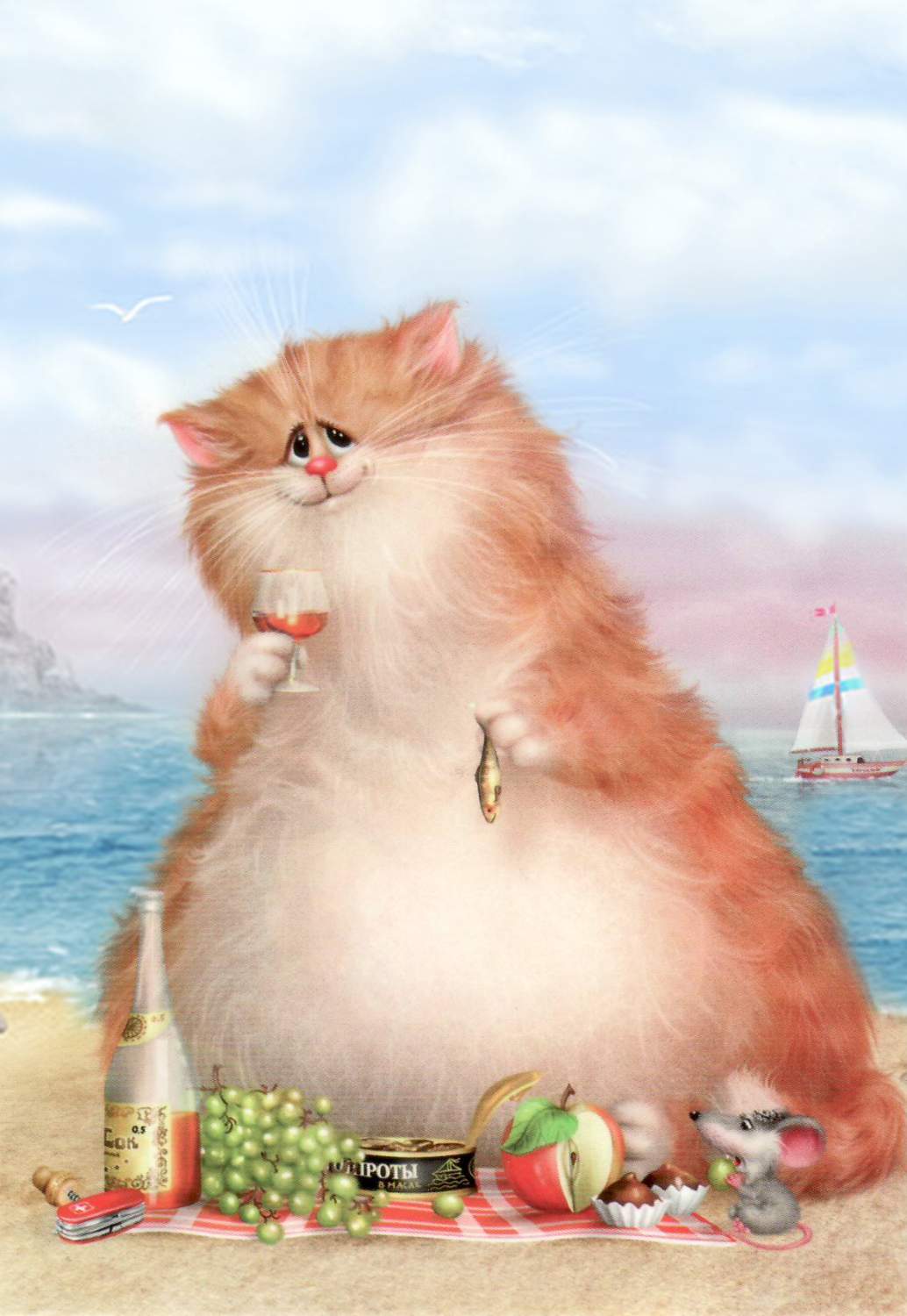 Solve Obese a la plage jigsaw puzzle online with 450 pieces