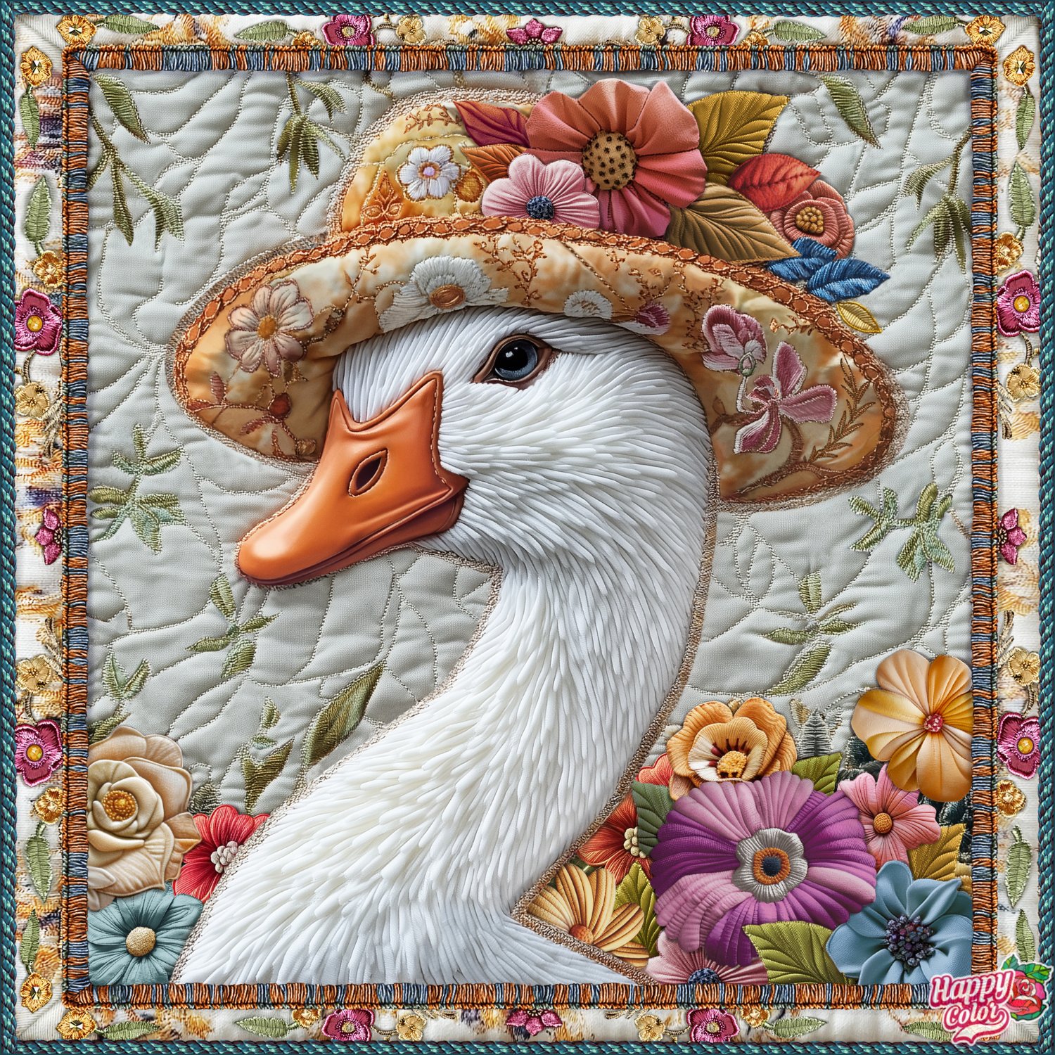 Solve Patchwork Fantasy #1 jigsaw puzzle online with 100 pieces