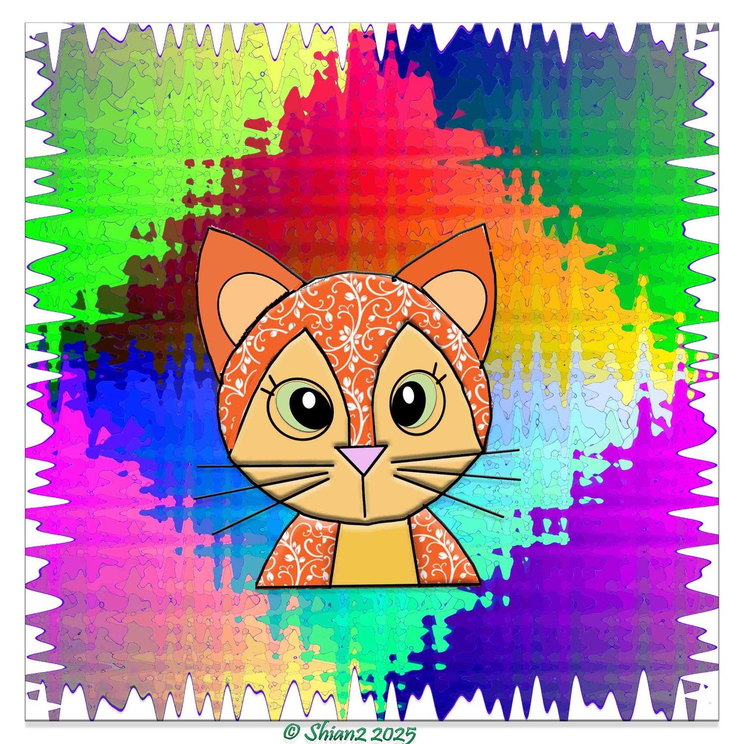 Solve Kitty Kat jigsaw puzzle online with 169 pieces