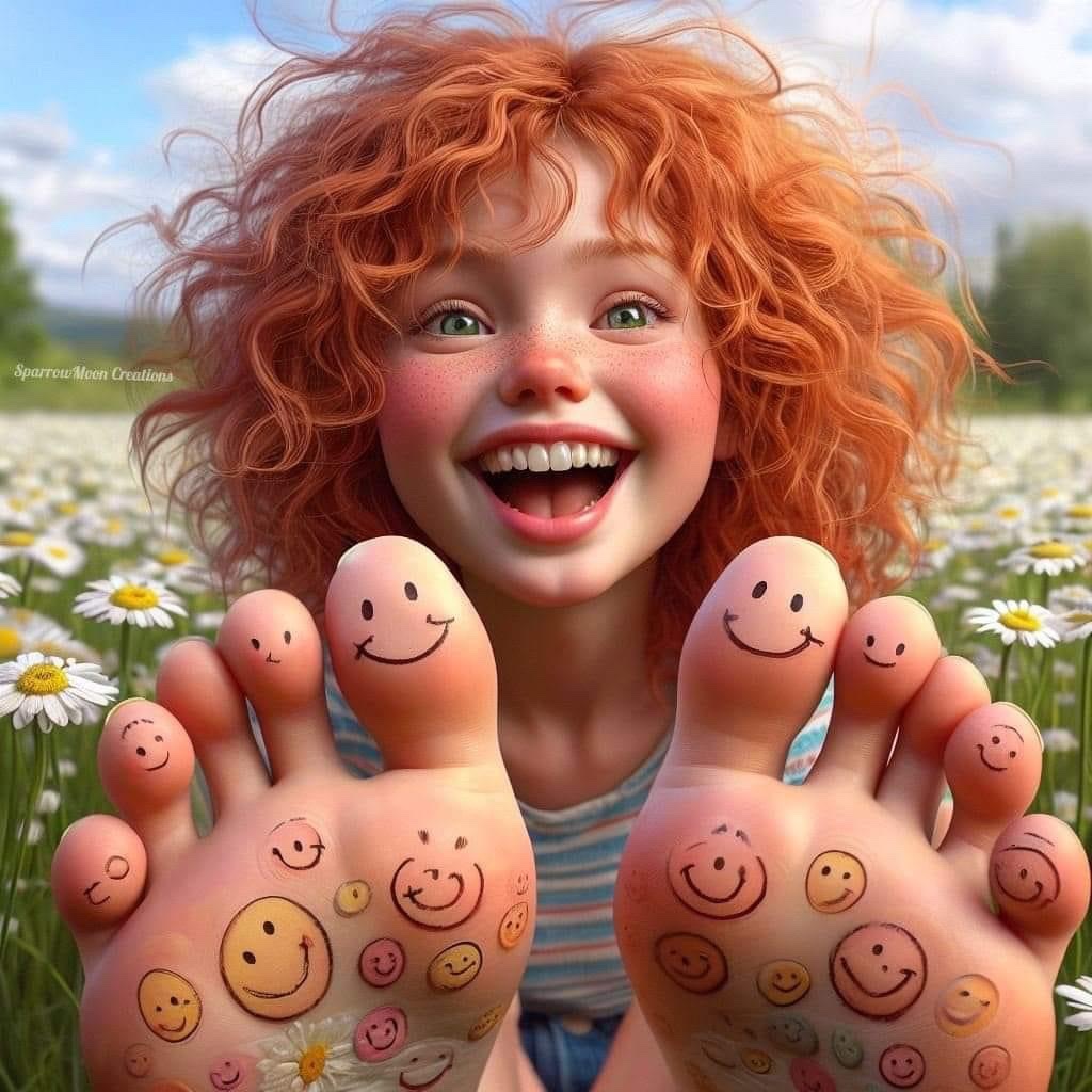 Solve Smiley Toes jigsaw puzzle online with 169 pieces