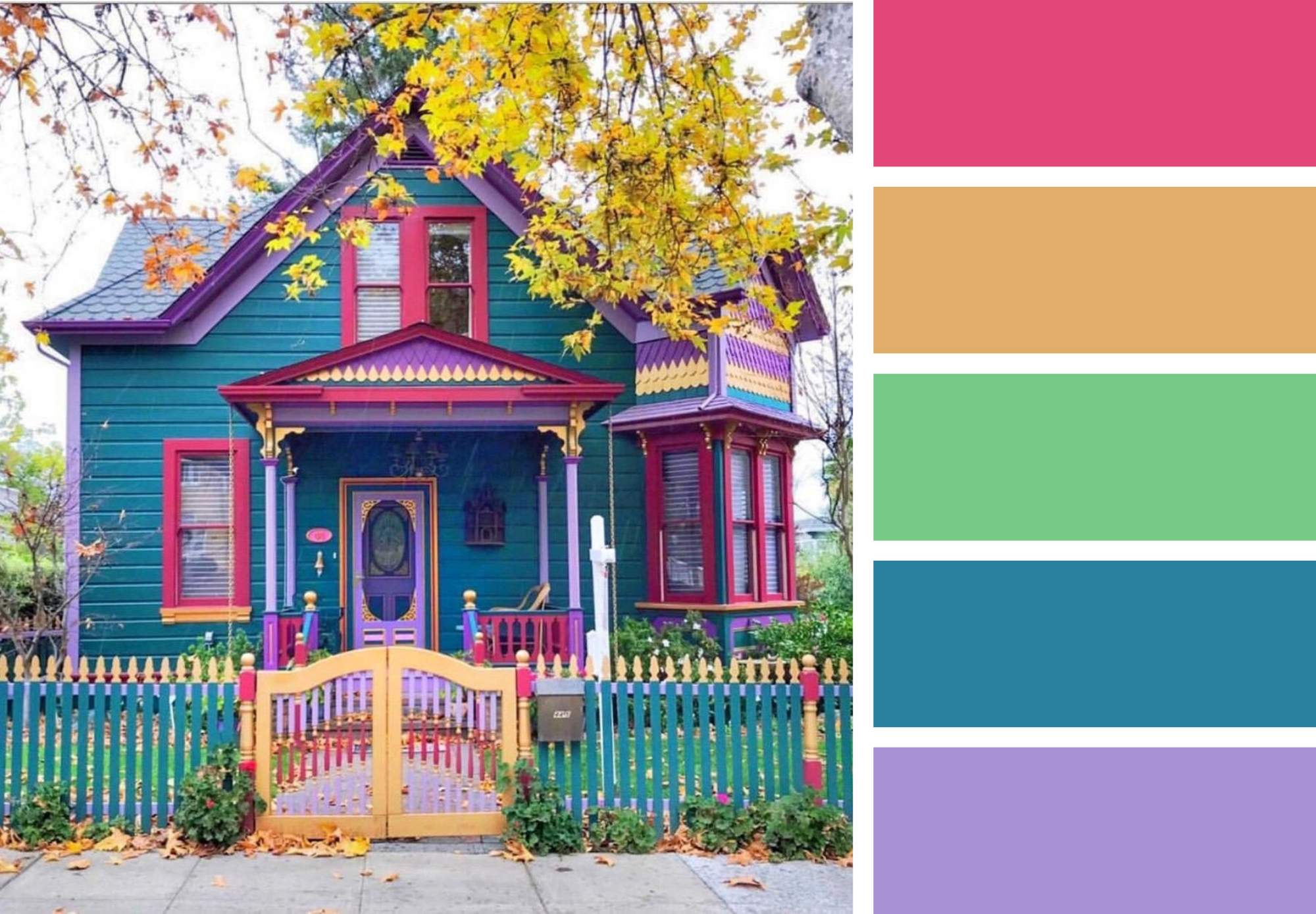 Solve Artsy House jigsaw puzzle online with 280 pieces