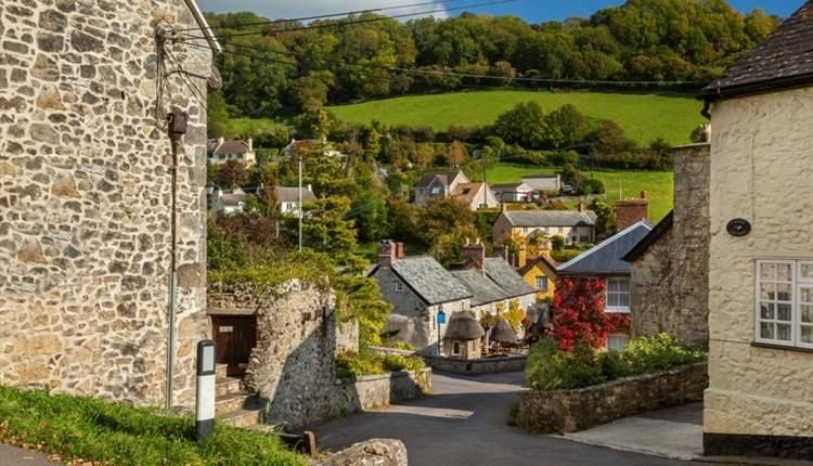 Solve Branscombe, Seaton, Devon, UK jigsaw puzzle online with 84 pieces