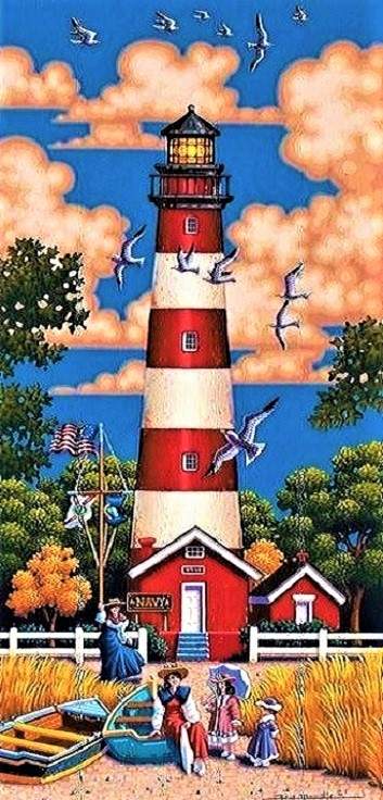 Jigsaw Puzzle | 55 pieces | Lighthouse | Jigidi