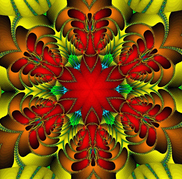 Solve Fractal jigsaw puzzle online with 25 pieces