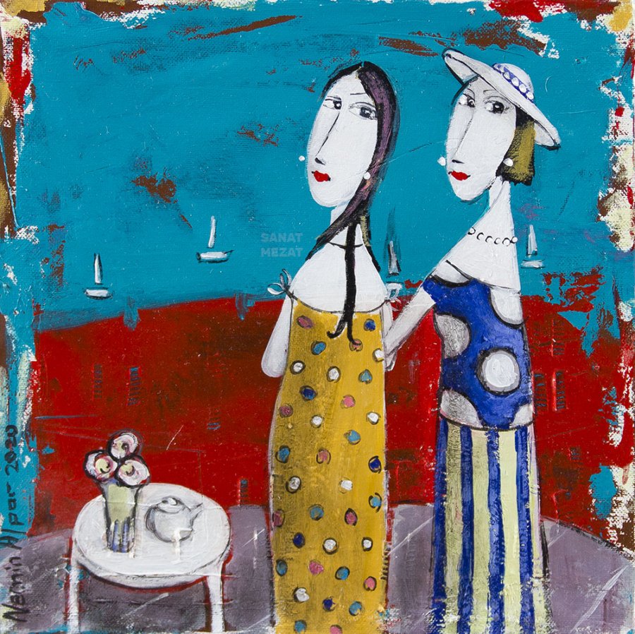 Solve Nermin Alpar Artwork - Turkish Artist jigsaw puzzle online with ...