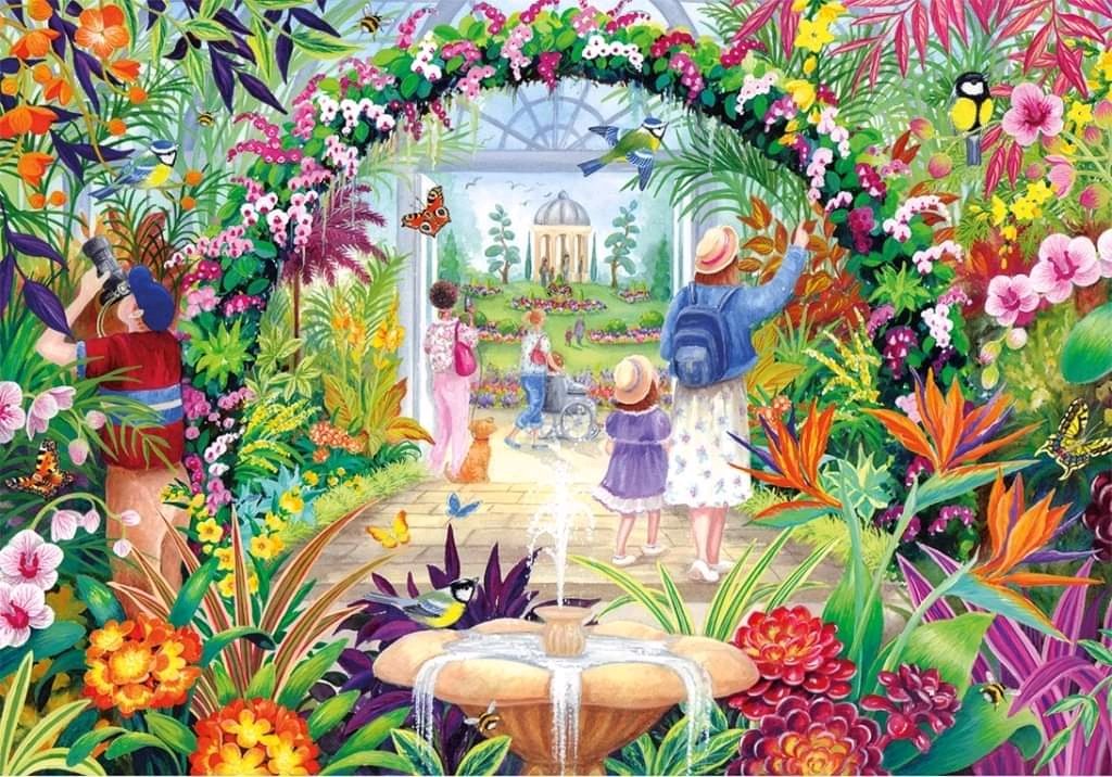 Jigsaw Puzzle | 77 pieces | Botanical Gardens | Jigidi