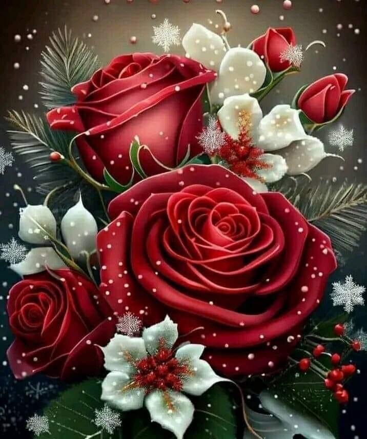 Solve Lovely Red Roses jigsaw puzzle online with 168 pieces