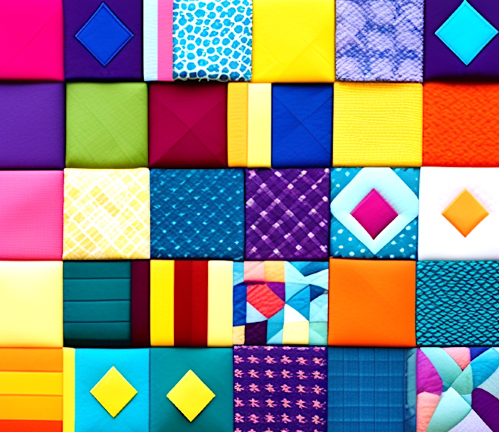 Solve Fabric Patterns jigsaw puzzle online with 99 pieces