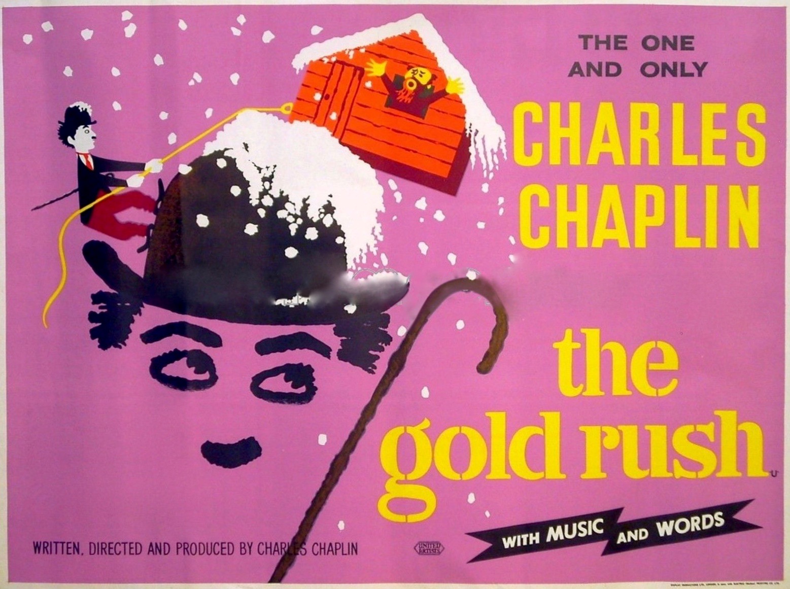 Solve THE GOLD RUSH - Re-Issue POSTER CHARLIE CHAPLIN jigsaw puzzle ...