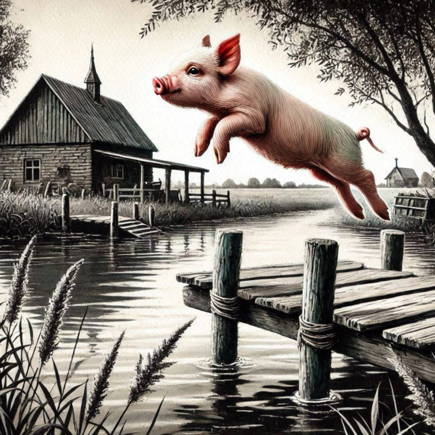 Jigsaw Puzzle | 64 pieces | When Pigs Fly | Jigidi