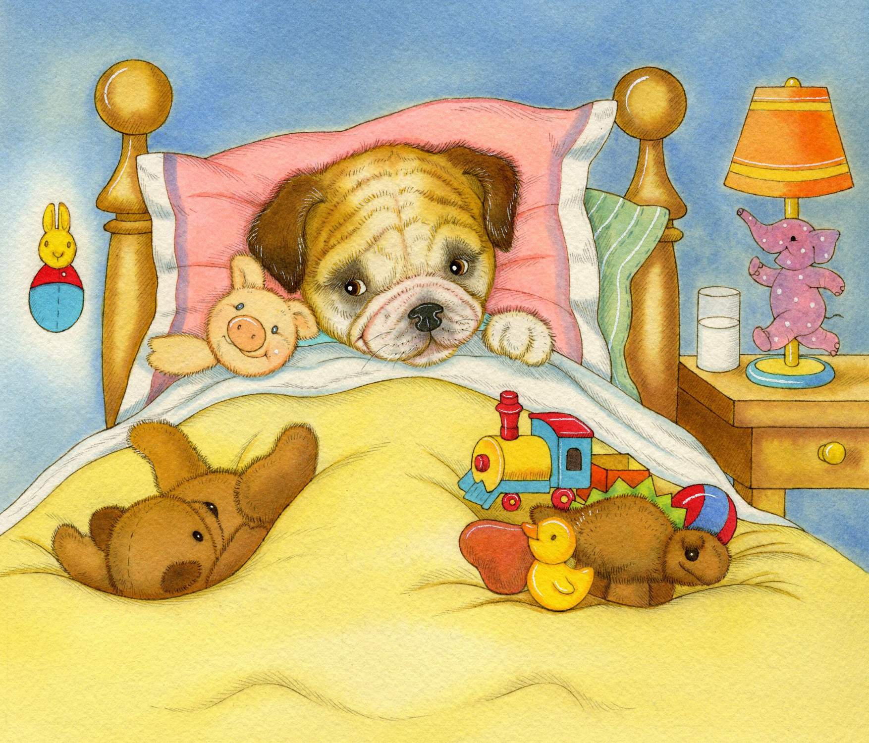 Solve Bedtime jigsaw puzzle online with 572 pieces