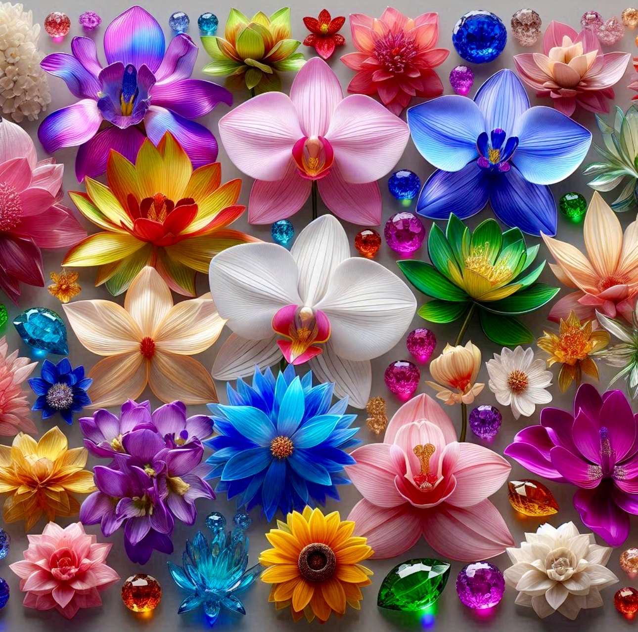 Solve Orchid Odyssey jigsaw puzzle online with 100 pieces