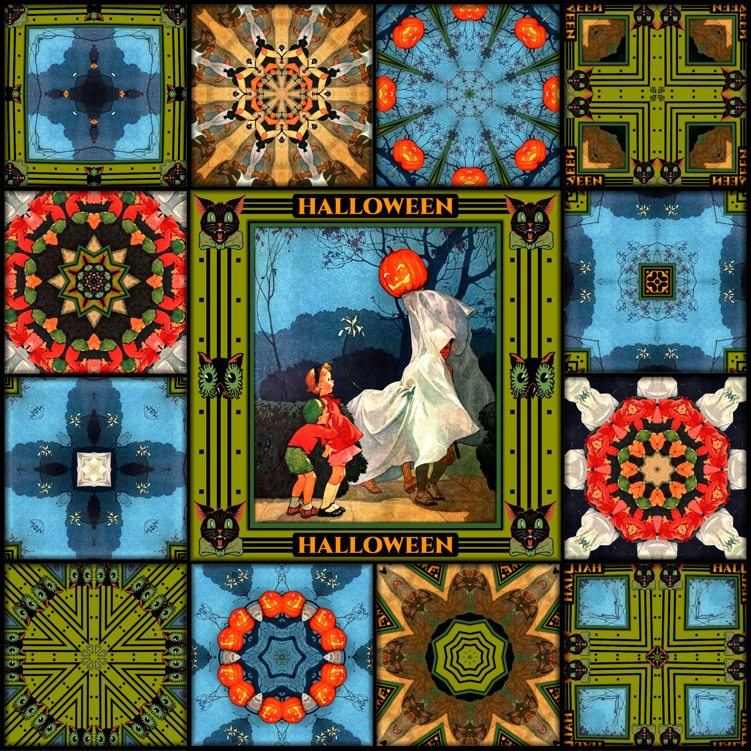 Solve HALLOWEEN 6 jigsaw puzzle online with 64 pieces