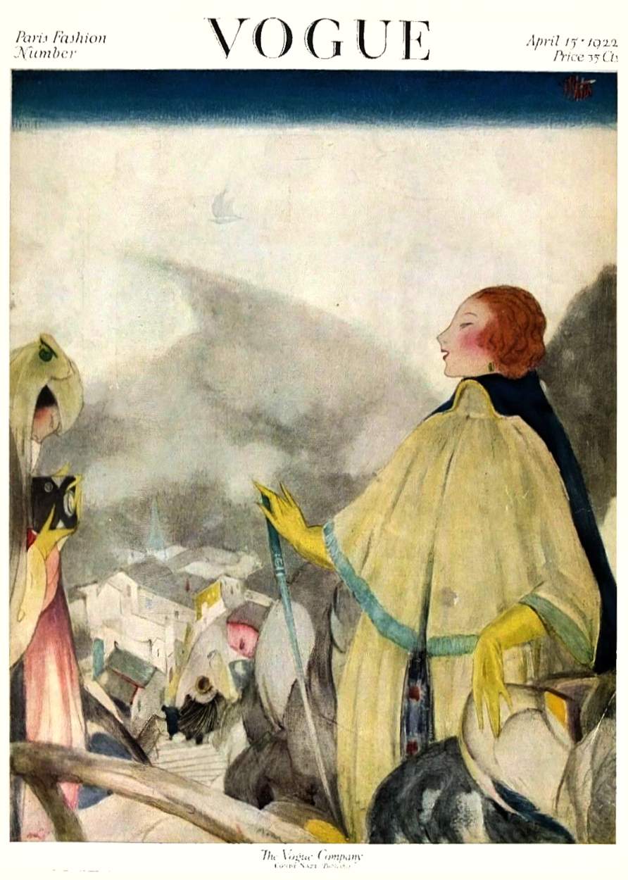 Solve Vogue, April 1922, cover by Helen Dryden (American, 1882-1972 ...