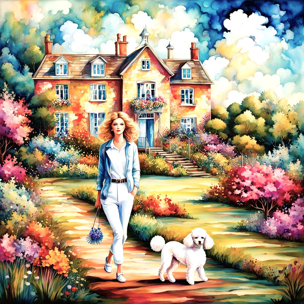 Solve Dana and Calypso jigsaw puzzle online with 100 pieces