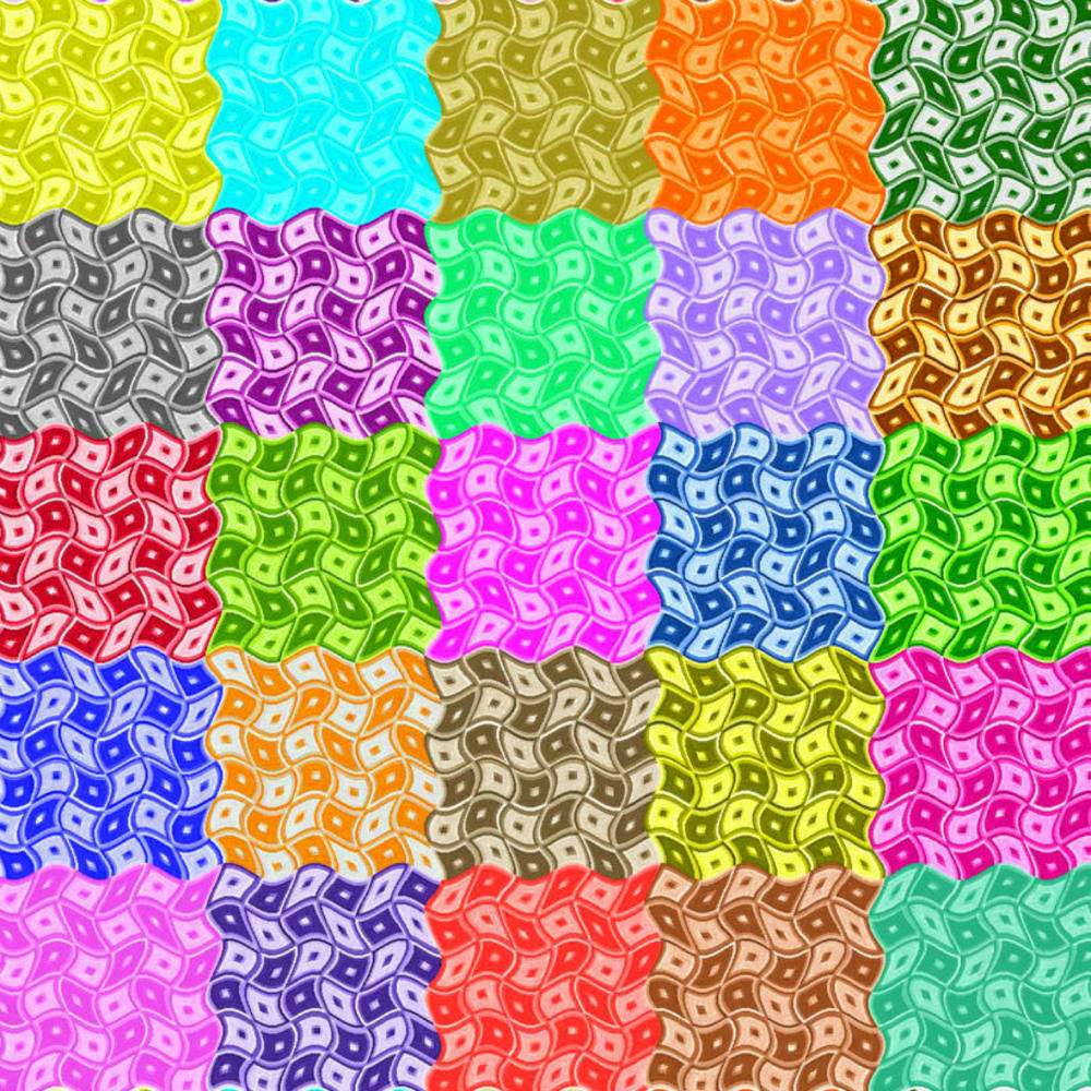 Solve Wavy Squares - medium jigsaw puzzle online with 100 pieces