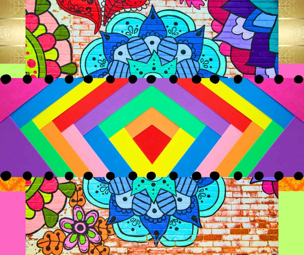 Solve Pattern mashup jigsaw puzzle online with 120 pieces