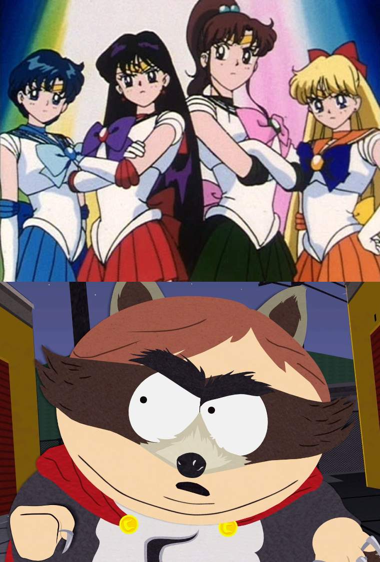 Solve Sailor Scouts vs. The Coon jigsaw puzzle online with 35 pieces