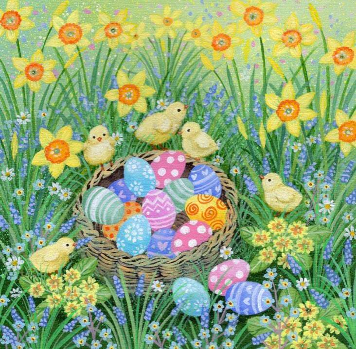 Solve Seasonal Art - Lucy Grossmith - Spring - Easter Eggs, Chicks ...