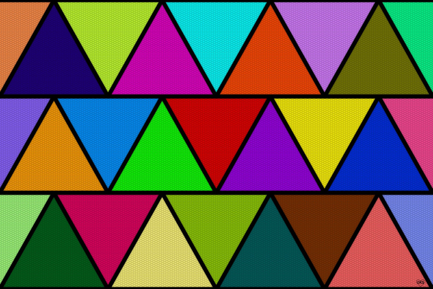 Solve Triangles!! ~ L jigsaw puzzle online with 198 pieces