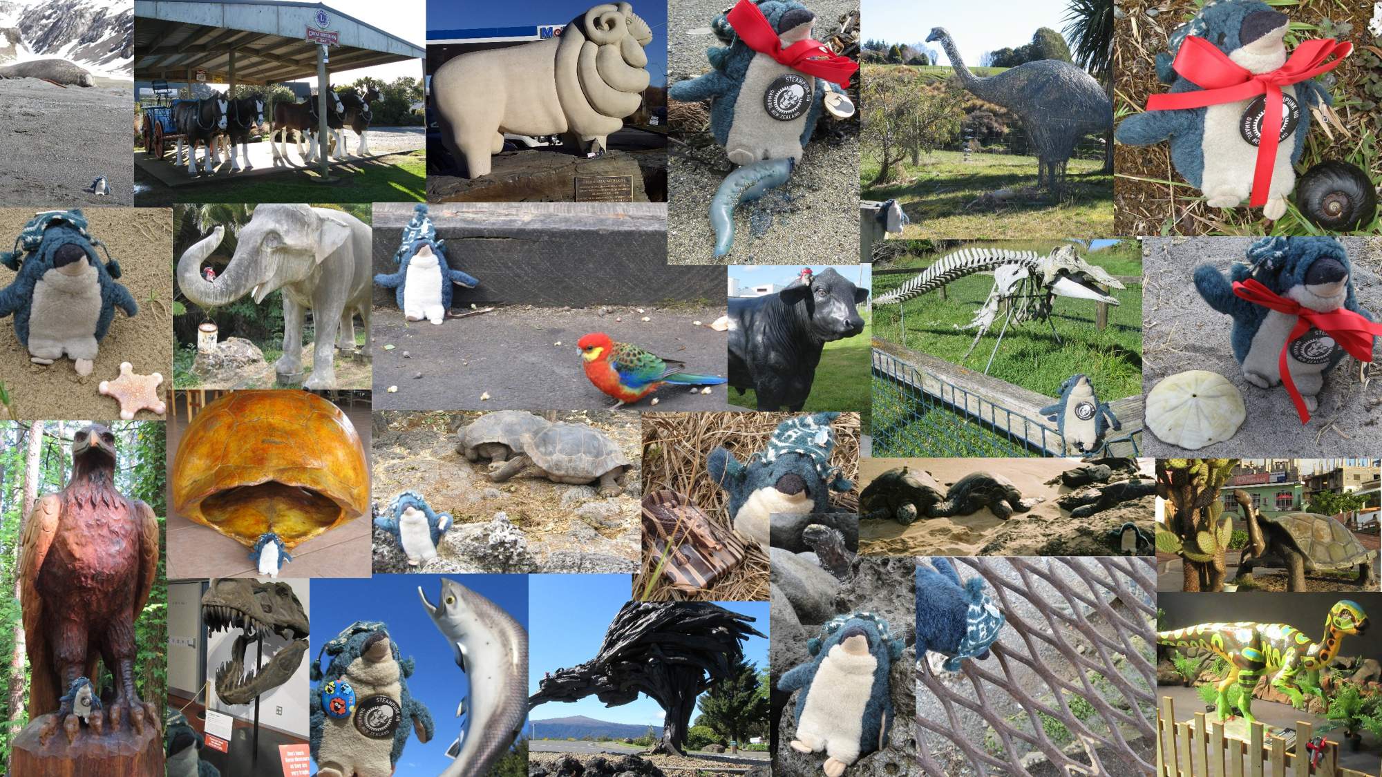 Jigsaw Puzzle | 405 pieces | PPA06 - Pengis Animals | Jigidi