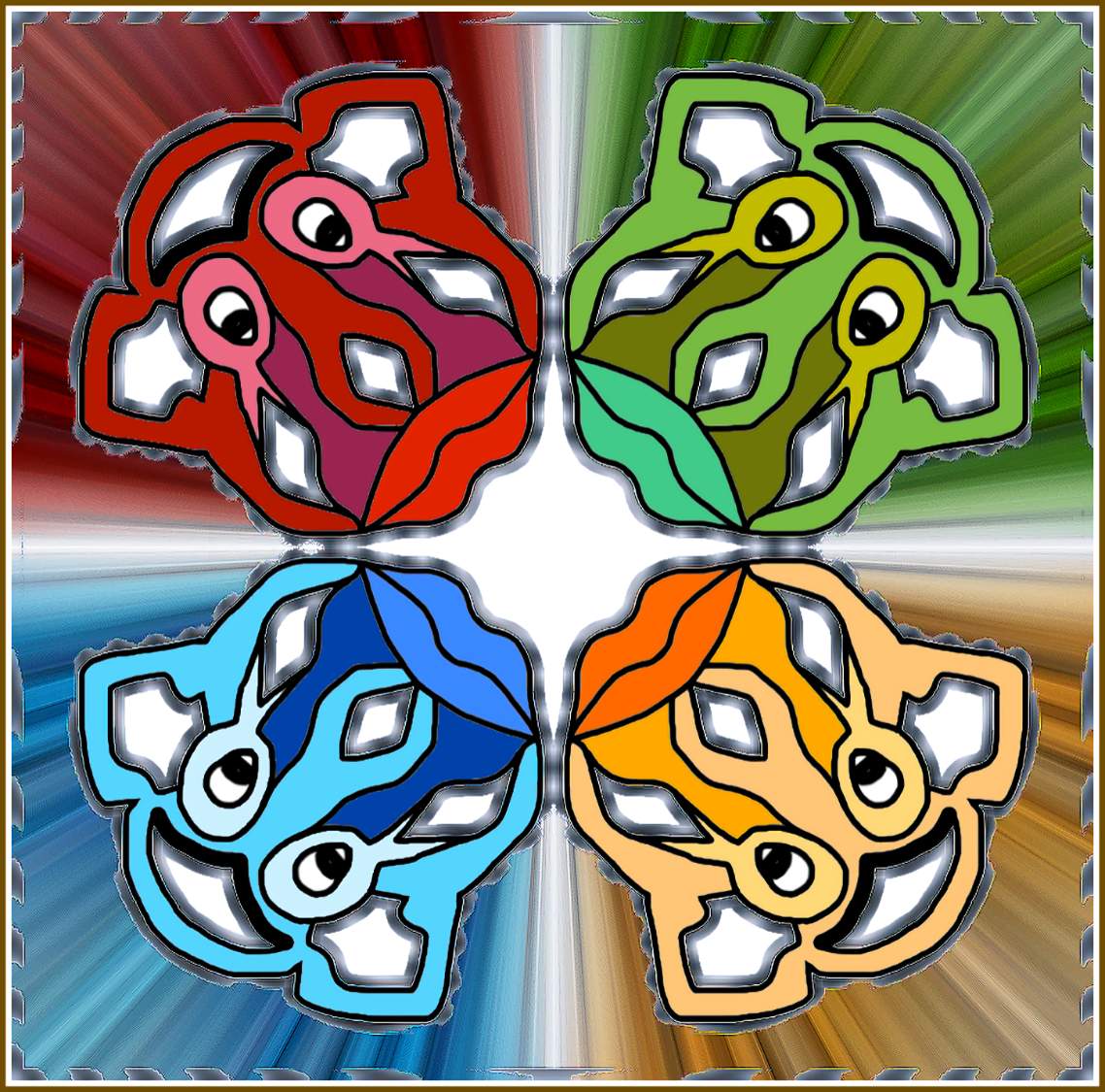 Solve cut-out masks jigsaw puzzle online with 64 pieces