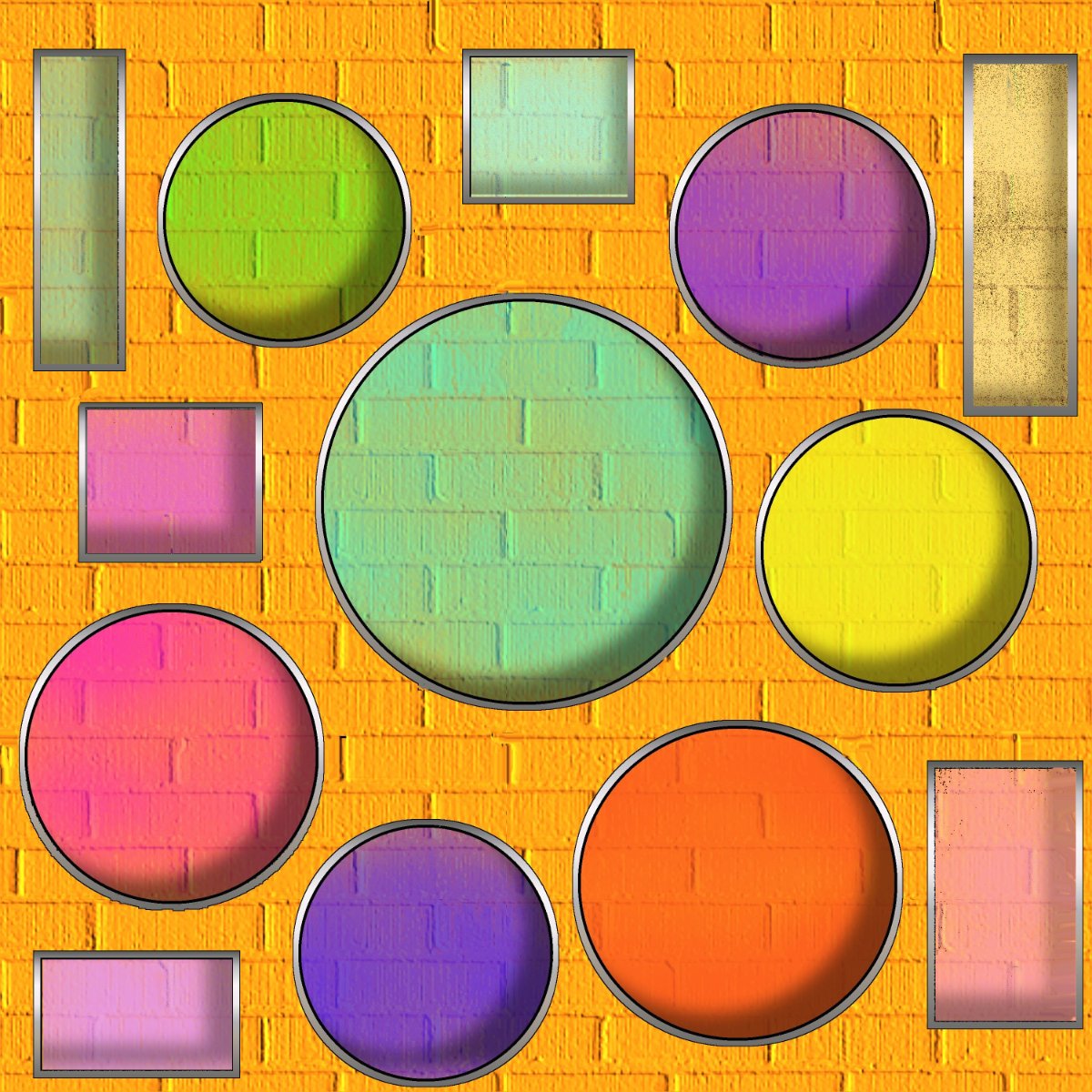 Solve DOUBLE BRICK jigsaw puzzle online with 36 pieces