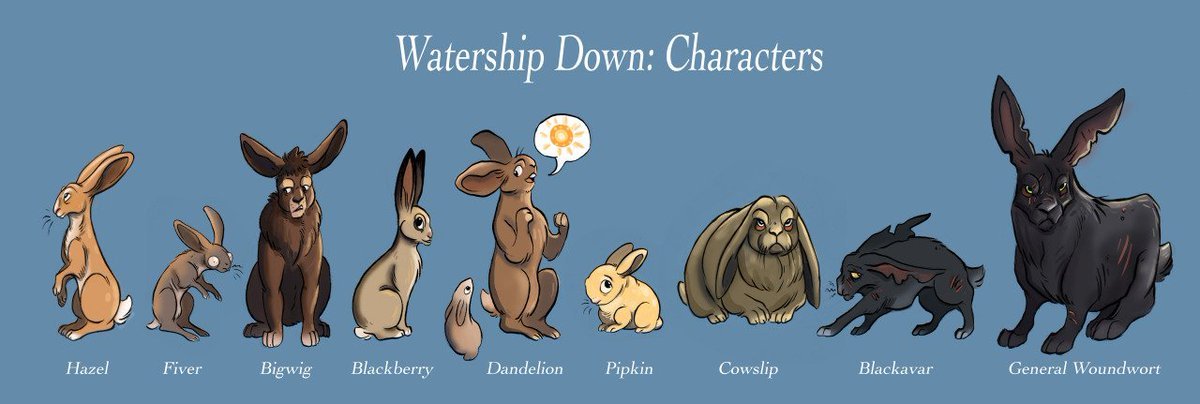 Solve WATERSHIP DOWN FANART PUZZLE jigsaw puzzle online with 30 pieces