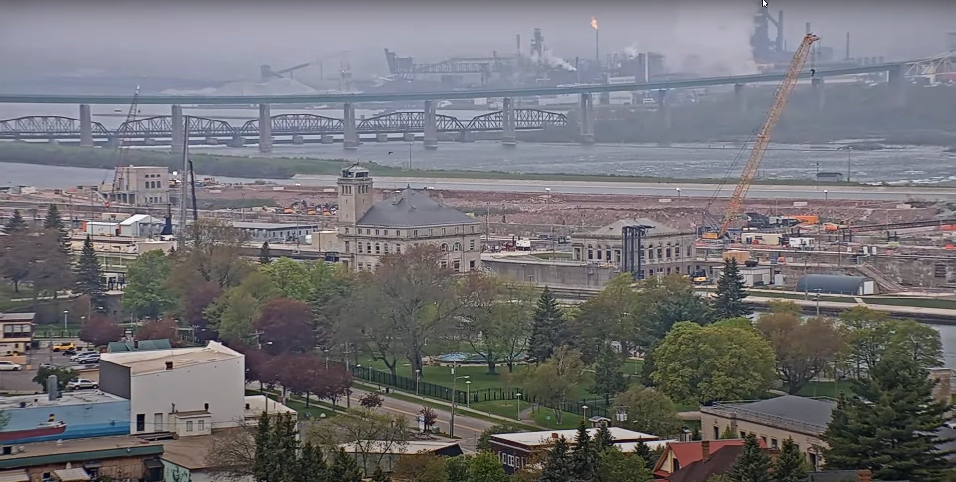 Solve Soo Locks Sault Ste Marie jigsaw puzzle online with 66 pieces