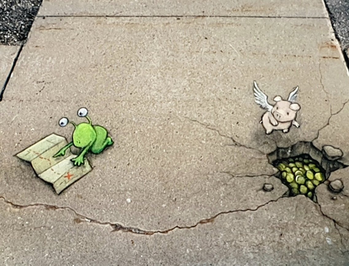 Solve Sluggo! I don't care what the map shows! It's right here ...