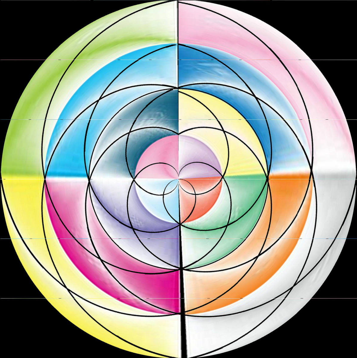 Solve 041418 Circular Pattern jigsaw puzzle online with 400 pieces