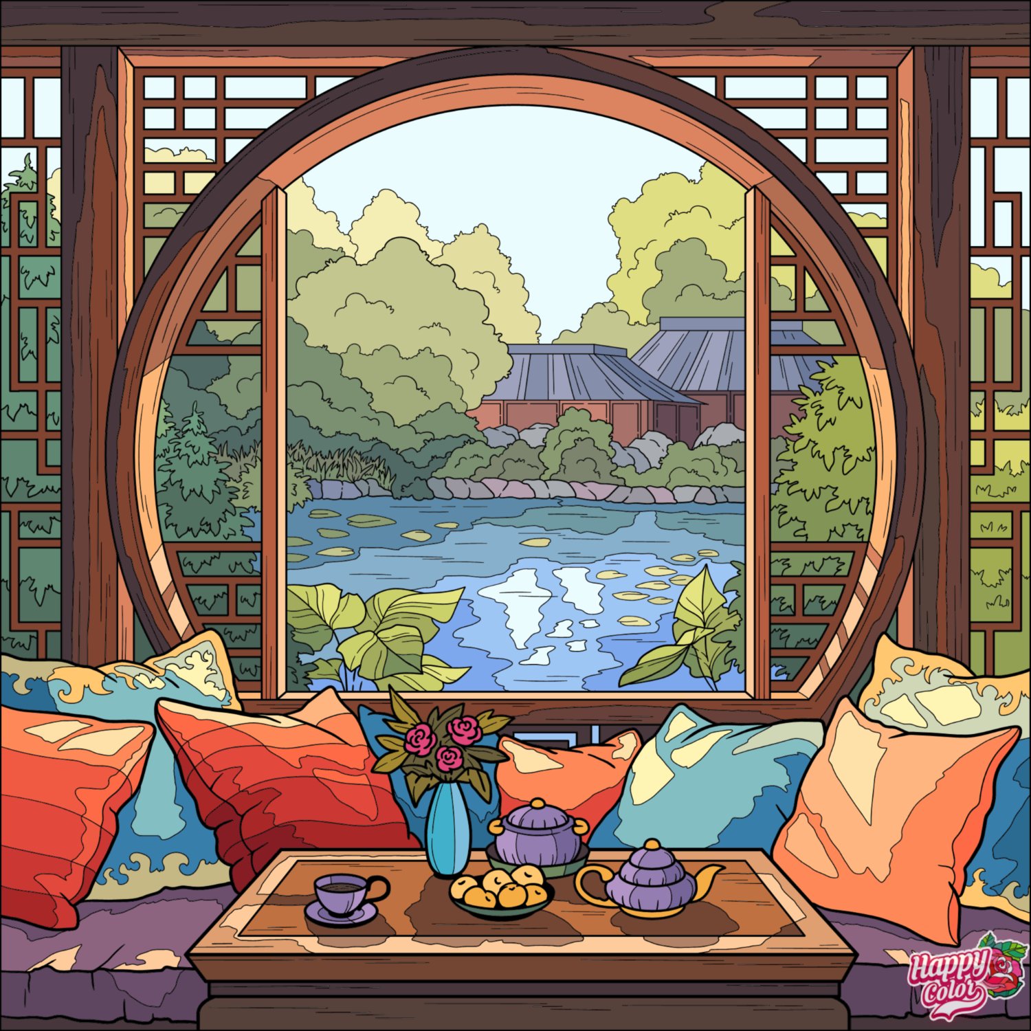 Solve Window Seat jigsaw puzzle online with 100 pieces