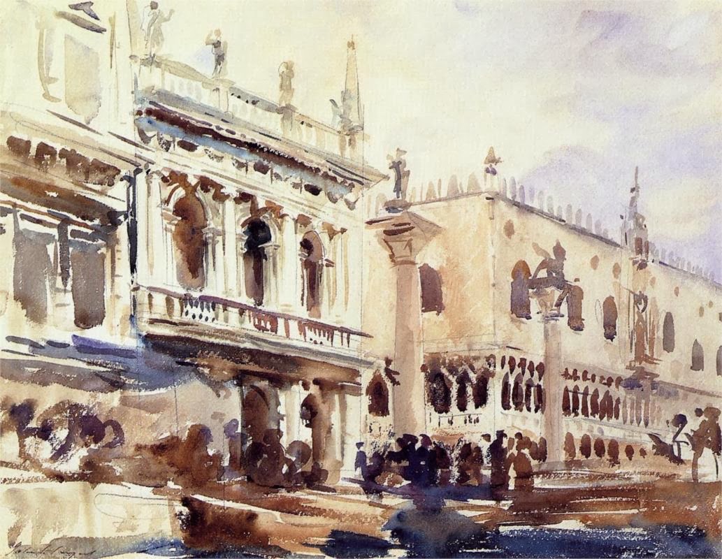 Solve John Singer Sargent - The Piazzetta and the Doge's Palace jigsaw ...