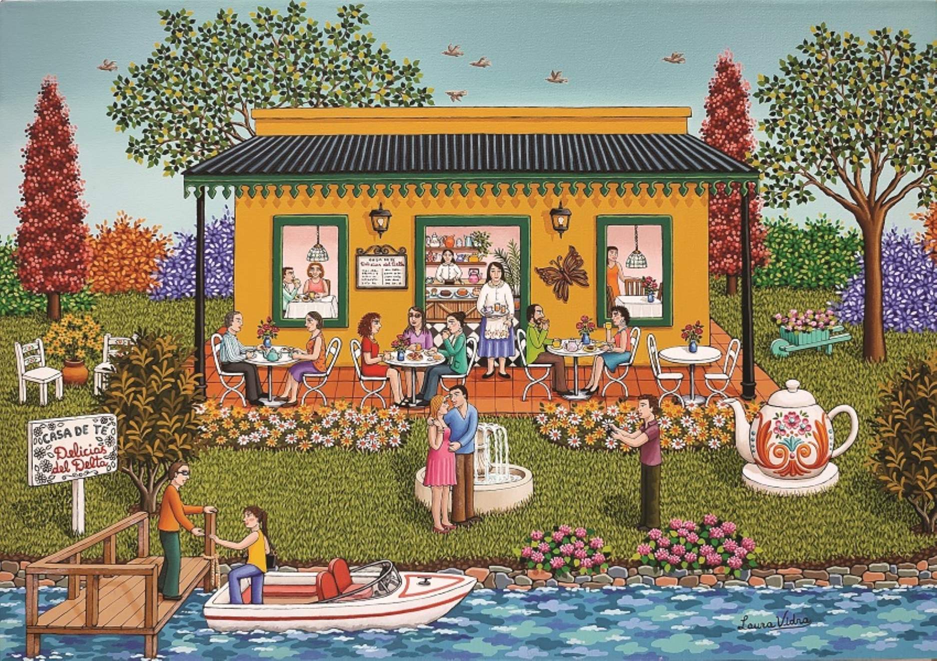 Solve An Afternoon in the Delta jigsaw puzzle online with 165 pieces