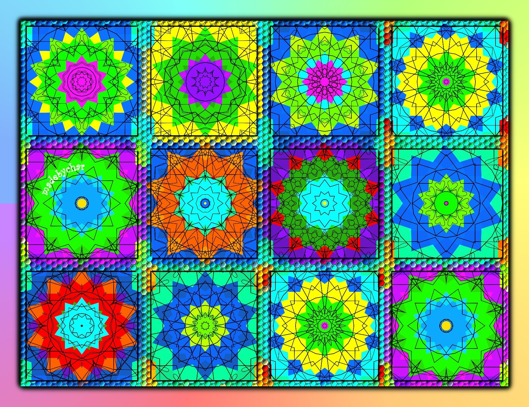 Solve 12 Squares.... jigsaw puzzle online with 352 pieces