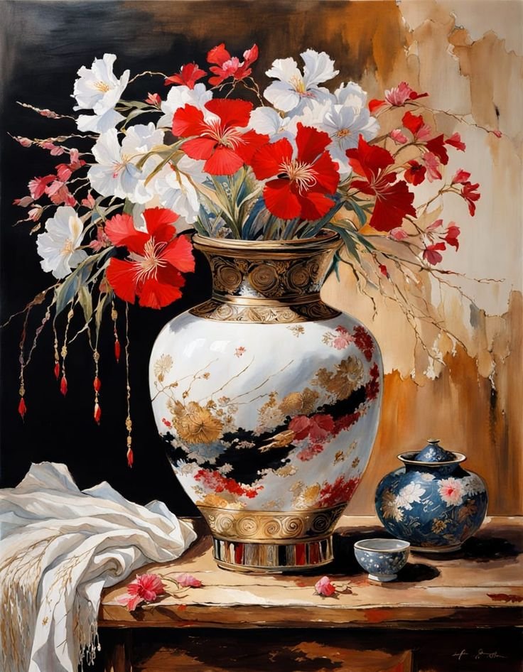 Jigsaw Puzzle | 20 pieces | Still Life Art ~ AI Modified | Jigidi