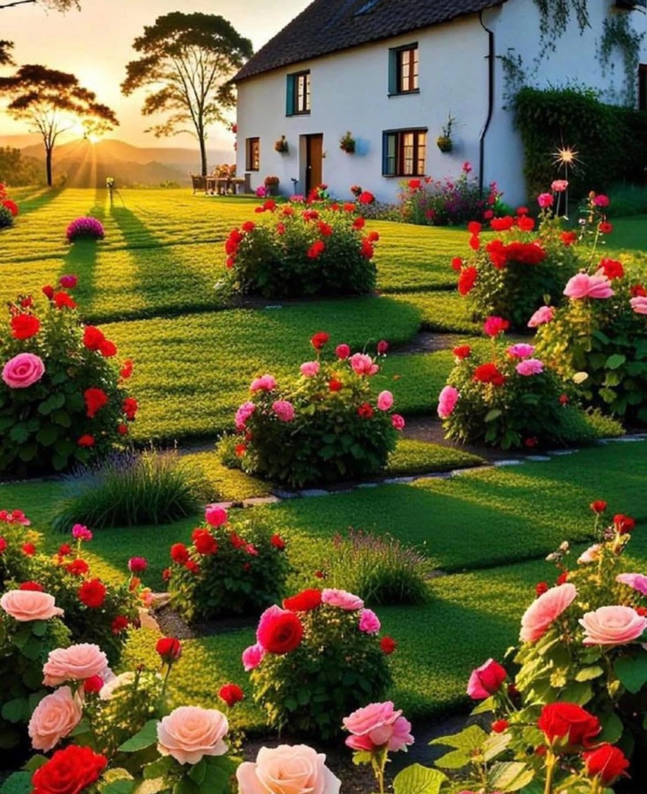 Solve Pretty garden jigsaw puzzle online with 12 pieces