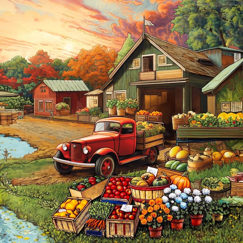 Solve PUZZLE - Garden Fresh jigsaw puzzle online with 81 pieces