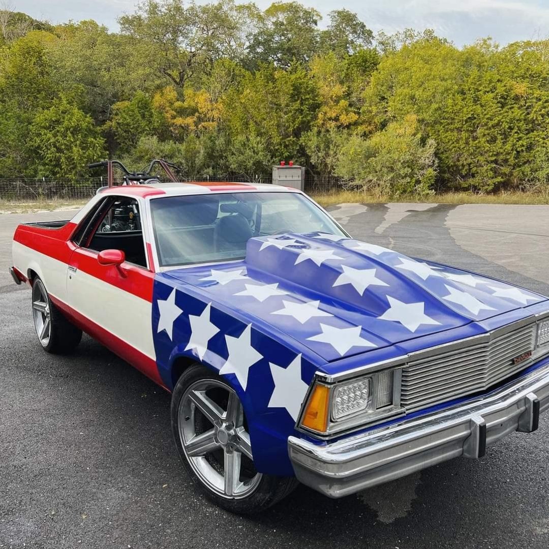 Jigsaw Puzzle | 81 pieces | El Camino stars and stripes... ( Matt ...