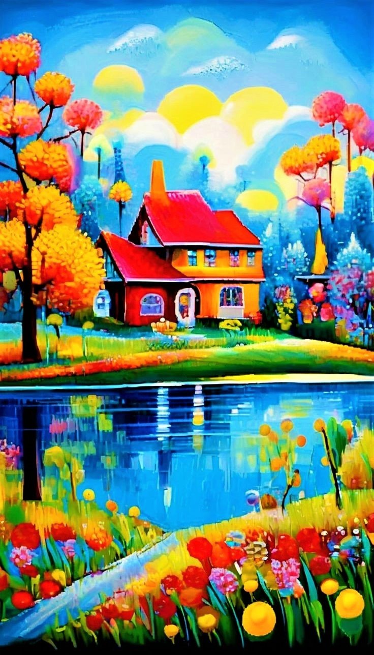 Solve Sweet Home jigsaw puzzle online with 66 pieces